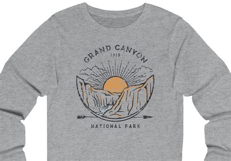 Grand Canyon National Park T Shirt For Men And Women Long Sleeve Tee