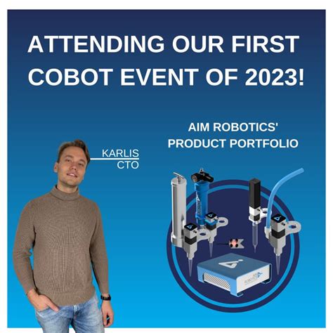 aim robotics 🦾 on linkedin aimrobotics collaborativerobotics event innovation technology
