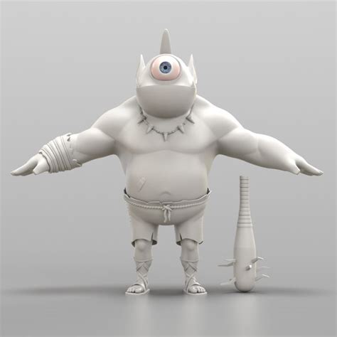 Cyclops 3d Models For Download Turbosquid