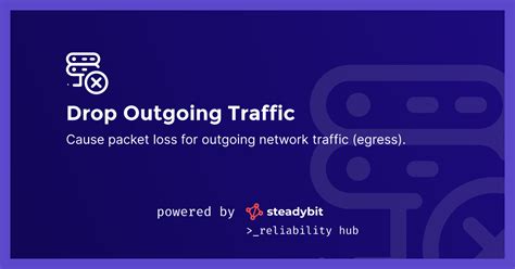 Drop Outgoing Traffic Steadybit Reliability Hub