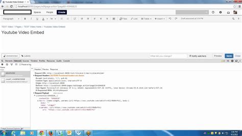 nothing happened in the page when inserting youtube video using widget