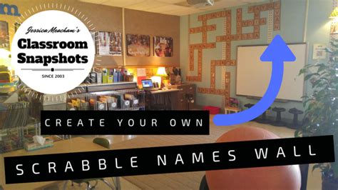 Classroom Scrabble Names Wall