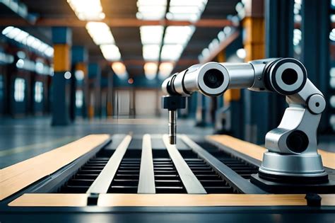 Premium Photo Robot Arm Cnc Automation Handling System For Industrial Manufacturing