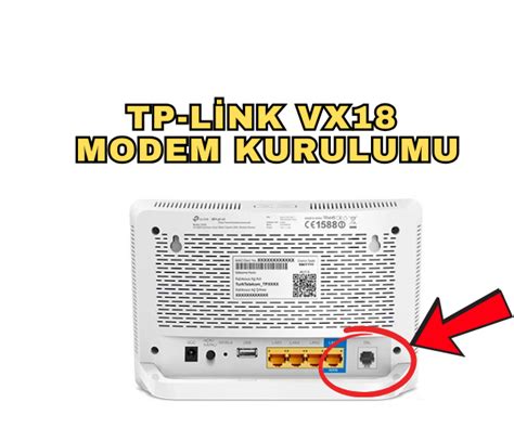 TP Link VX Modem Kurulumu Zorluteknoloji