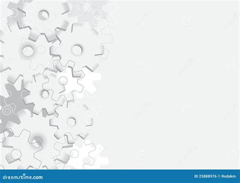 Background With Cogs Stock Vector Illustration Of Paper 25888976