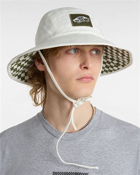 Sunny Side Bucket Hat In White Vans Uk