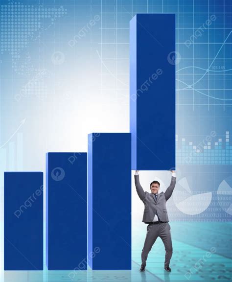 차트 그래프에서 경제 성장을 지원하는 사업가 사진 배경 및 무료 다운로드를위한 그림 Pngtree