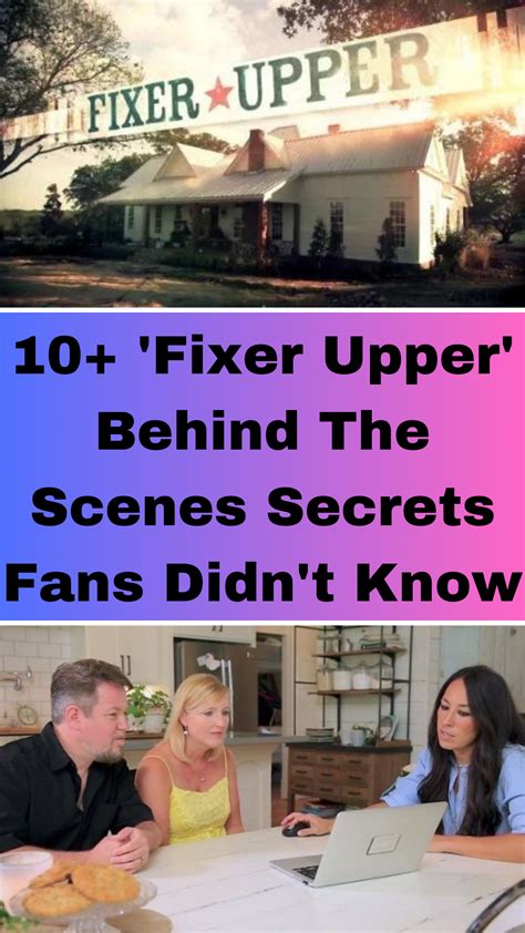 10 Fixer Upper Behind The Scenes Secrets Fans Didn T Know Artofit