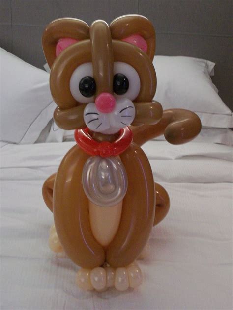 Novelty Christmas Inflatable Cat Decoration Cute Cat Balloon Art