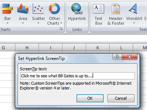 How To Insert A Hyperlink To A Different Cell In An Excel 2007 Workbook