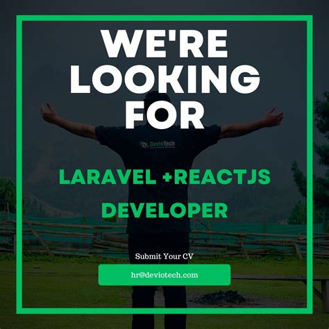deviotech on linkedin laraveldeveloper reactjs hiring lahore