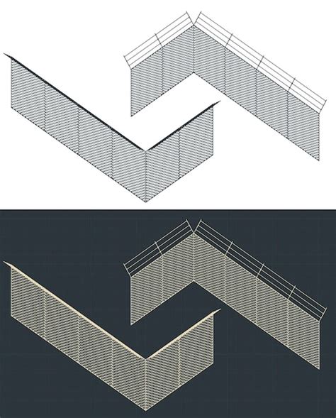 Premium Vector Wire Mesh Fence Isometric Blueprints