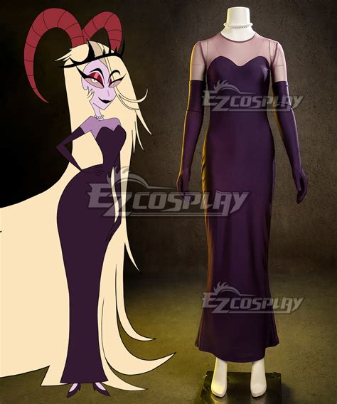 Hazbin Hotel Helluva Boss Stolas Cosplay Costume