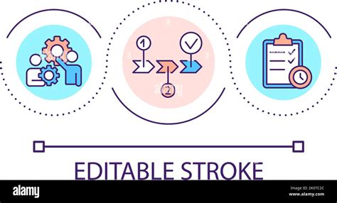 Business Planning Loop Concept Icon Stock Vector Image And Art Alamy