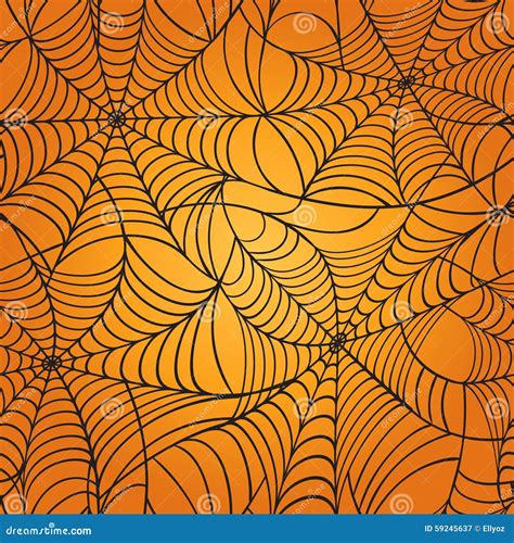 Cobweb Seamless Pattern Stock Vector Illustration Of Horror 59245637