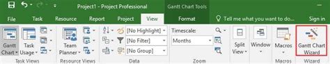 how to make a gantt chart in microsoft project