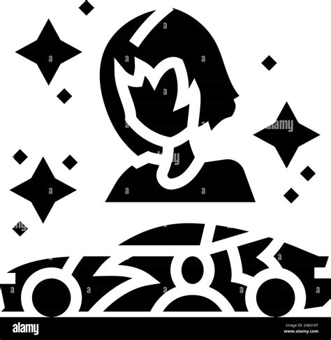 Itasha Otaku Glyph Icon Vector Illustration Stock Vector Image And Art