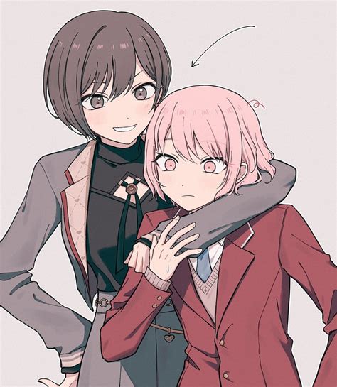 Shinonome Ena And Akiyama Mizuki Project Sekai Drawn By B Danbooru