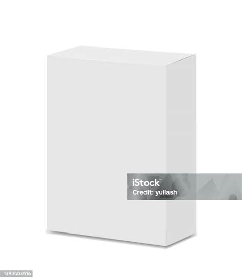 수직 흰색 상자 모형 벡터 현실적인 폐쇄 패키지 빈 템플릿 3d 벡터 일러스트레이션 설계에 대한 준비 Eps10 3차원 형태에 대한 스톡 벡터 아트 및 기타 이미지 Istock