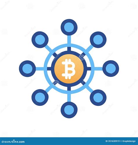 Distributed Ledger Technology Icon Stock Illustration Illustration Of Security Networking