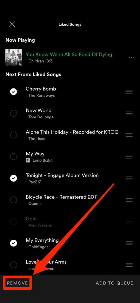 How To Clear Spotify Queue On Pcmobile