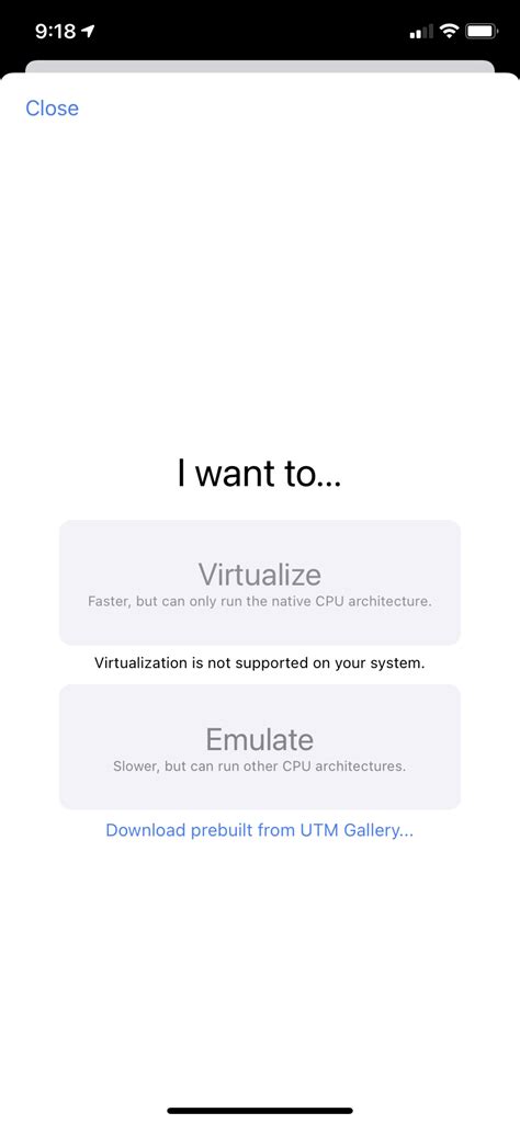 Virtualization Is Not Supported On Your System Issue Utmapp UTM GitHub