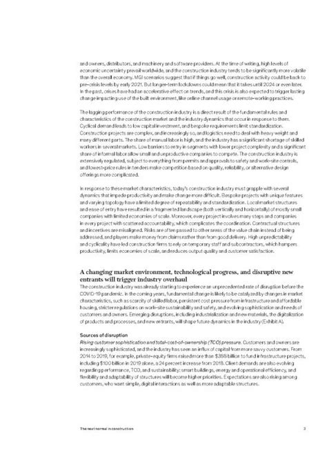 Construction Pdf 84524 Executive Summary The Next Normal In Construction