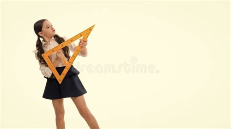 Babe Learning Geometry Back To Babe High Babe Babe Learning Geometry In Class Stock