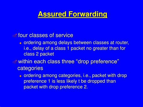 Ppt Understanding Diffserv Architecture For Scalable Internet Qos