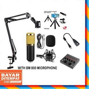 Jual Menarik Paket Microphone Bm800 ORIGINAL Soundcard V8 Special Karaoke Online Smule
