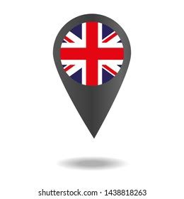 Flags Set Shape Map Pointers Markers Stock Vector Royalty Free