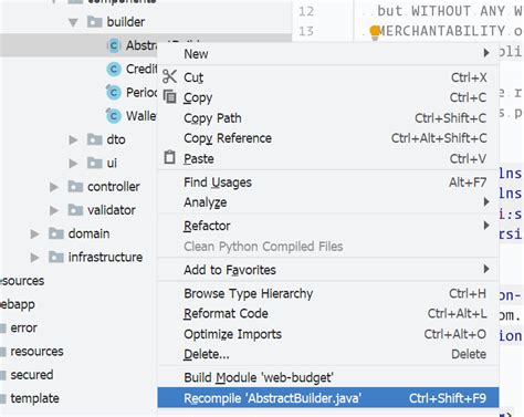 How To Stop Auto Rebuild Of The Project When I Just Need To Compile A