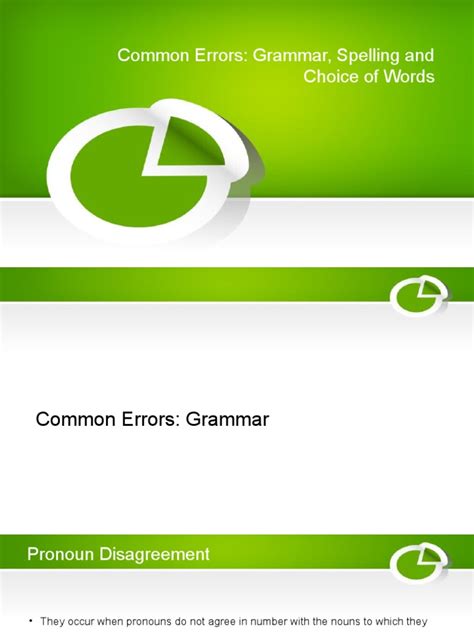 L06 Unit 2 Common Errors Pdf Grammatical Number Plural