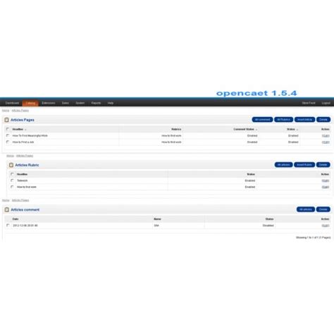 Opencart Module Articles
