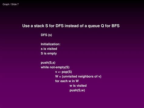 Comp171 Depth First Search Ppt Download
