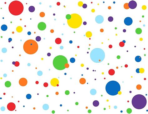 Colorful Polka Dots Background