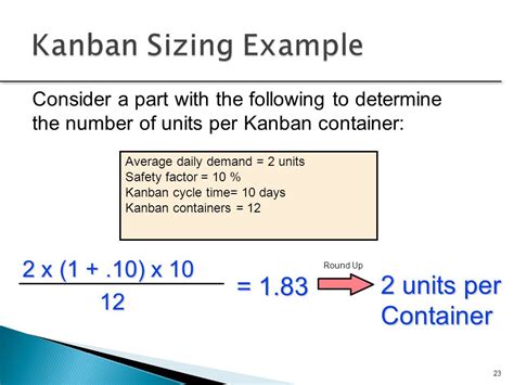 Kanban Containers