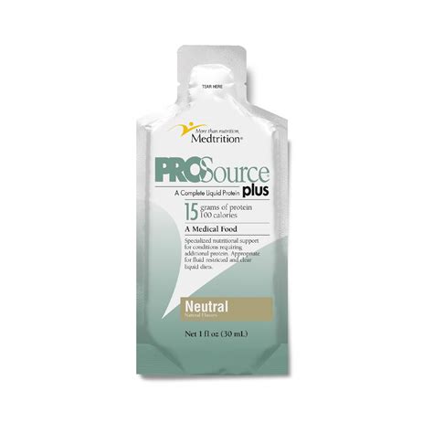 Prosource Plus Liquid Protein Neutral Flavor Pouches Concentrated