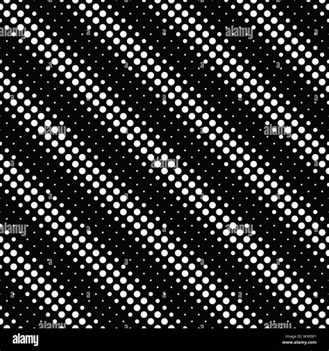 Geometrical Seamless Circle Pattern Background Black And White Abstract Vector Graphic Design