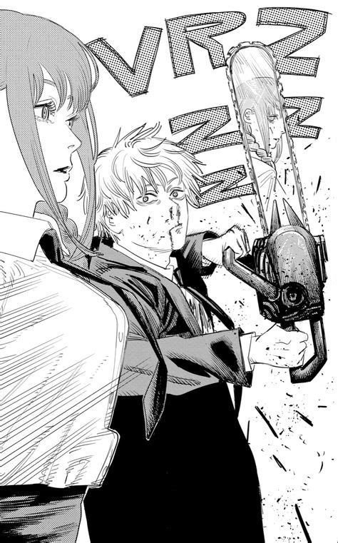 Denji Chainsaw Man Manga Panels