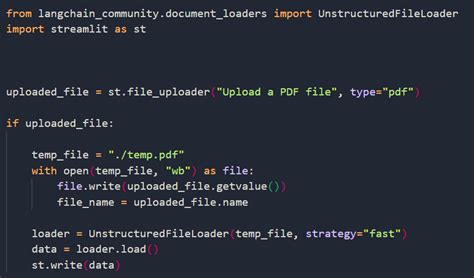 Py Langchain Cant Use Streamlit Fileuploader With Langchian Tranform