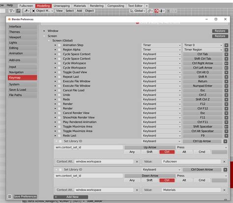 how to toggle workspace by hotkey in blender 2 8 basics and interface