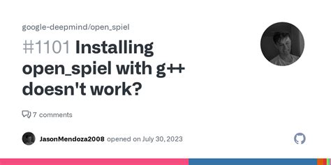 Installing Open Spiel With G Doesn T Work Issue Google Deepmind Open Spiel GitHub