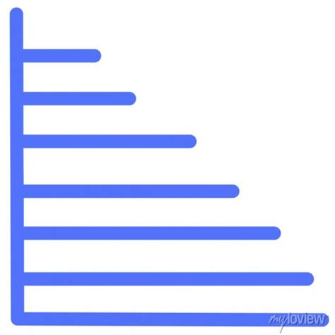 Analysis Bar Bar Chart Chart Histogram Line Icon Wall Mural • Murals