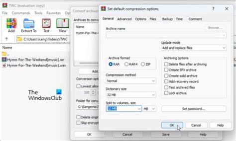 How To Split Or Combine Rar Files In Windows 11