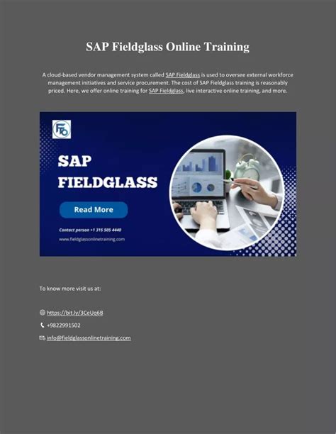 Ppt Sap Fieldglass Online Training Powerpoint Presentation Free Download Id11543078