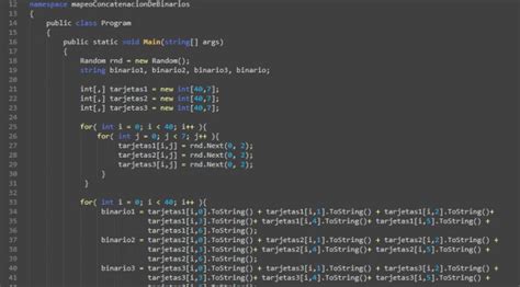 Arrays VisualStudio C Mapeo Concatenacion De Binarios Tutorias Co