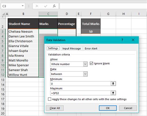 Data Validation Formula In Excel Word и Excel помощь в работе с