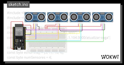 Parkinglotsensor Wokwi Esp32 Stm32 Arduino Simulator