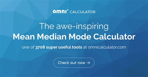 Mean Median Mode Calculator